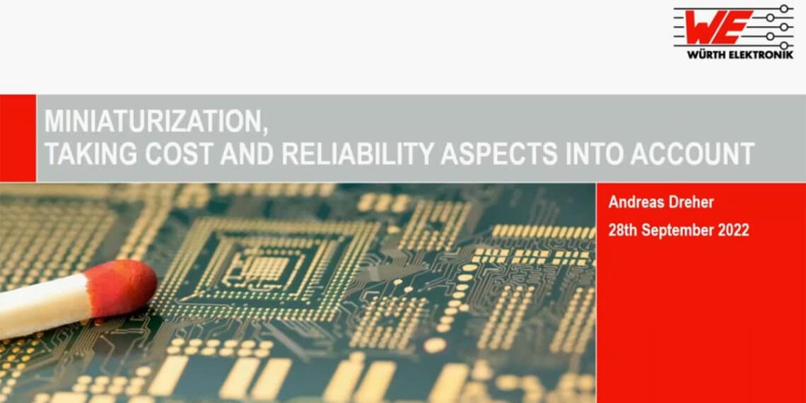 High Density Interconnect Support PCB Miniaturization; WE Webinar